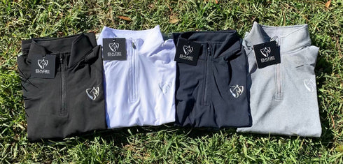 BARE Technical Riding Shirt - Lightweight WHITE – BARE Equestrian
